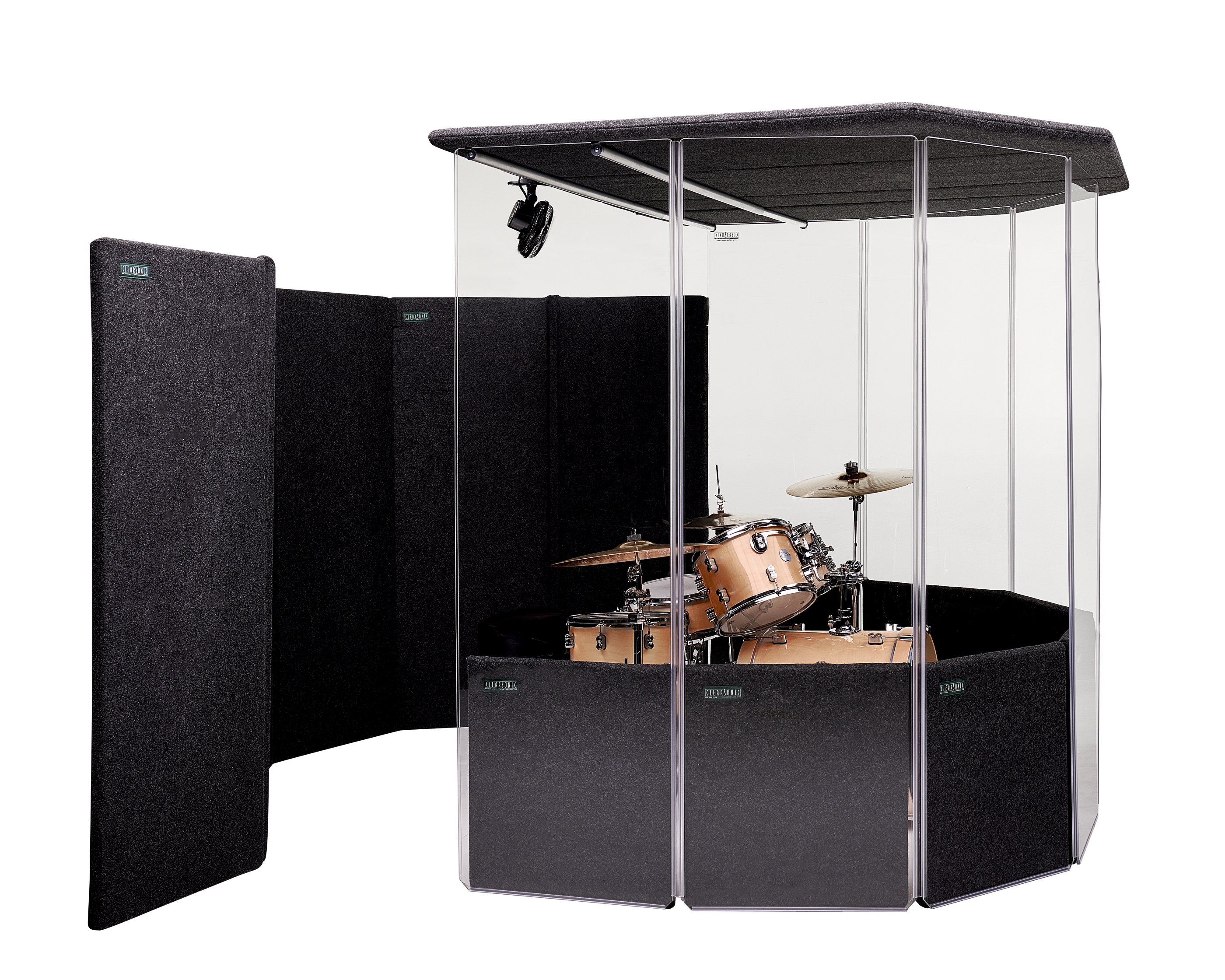 High Quality Drum Shields & Acoustic Baffles - ClearSonic
